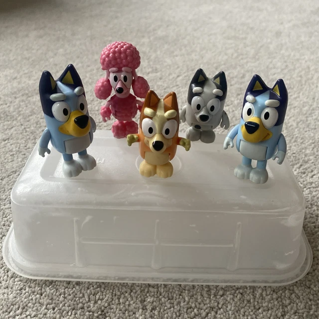 BLUEY CHARACTER FIGURES Bundle Bluey Family Set Bingo Friends Coco ...