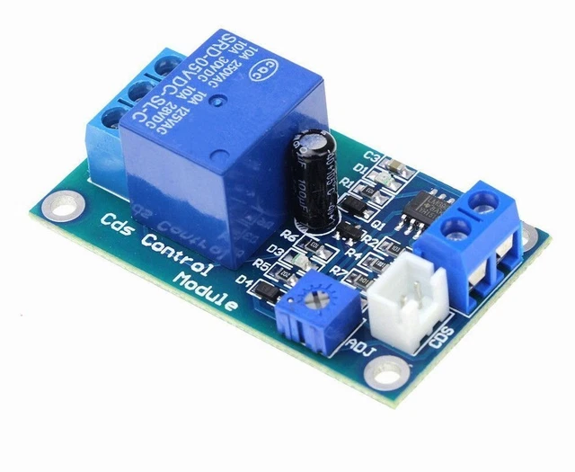 LIGHT CONTROL SWITCH Photoresistor Relay Module Detection Sensor XHM131 ...