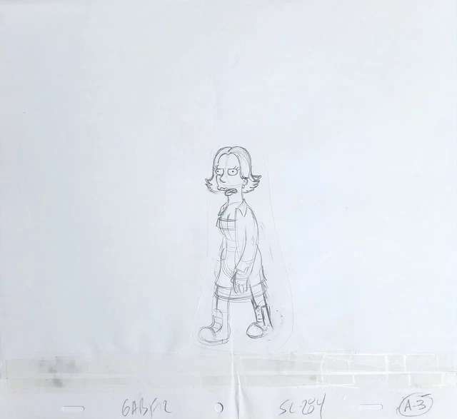 SIMPSONS ANIMATION PRODUCTION Cel Drawing - 3791 EUR 49,88 - PicClick DE