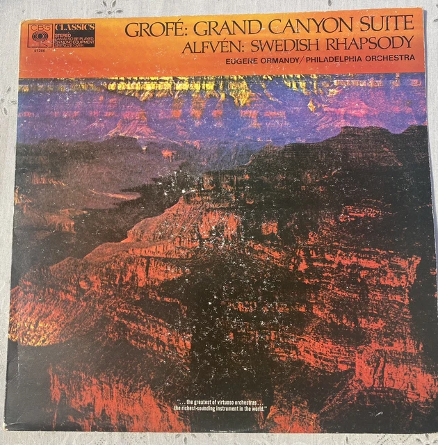GROFE GRAND CANYON Suite Alfven Cbs Classic 61266 Lp Vinyl Record EUR 3 ...