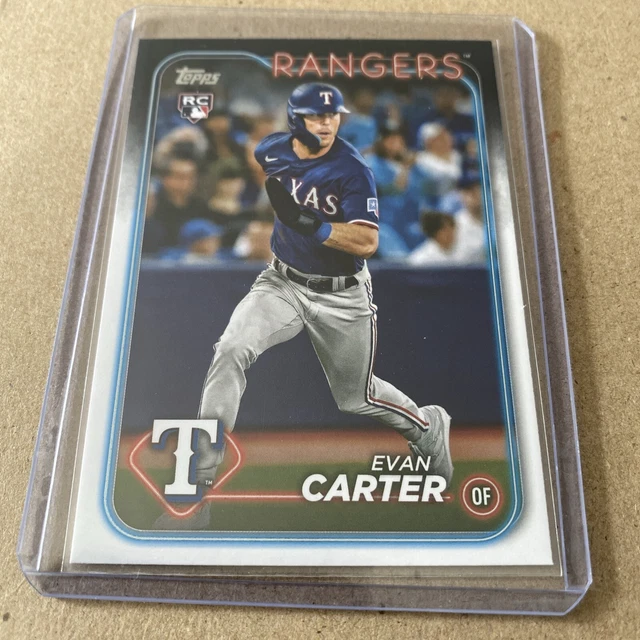 2024 TOPPS SERIES 1 - #280 Evan Carter (RC) ROOKIE TEXAS RANGERS EUR 4 ...