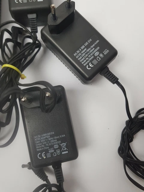 4× AC/DC ADAPTER Model No FE3515055E025 EUR 22,00 - PicClick DE