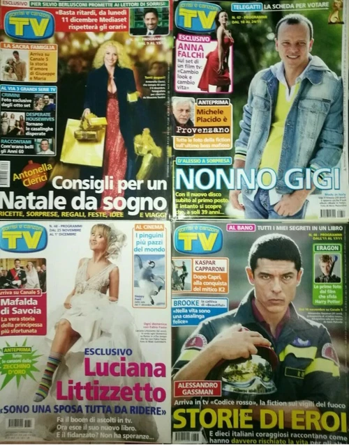 TV SORRISI E Canzoni 46 47 48 50 2006 Anna Falchi Amanda Lear Gigi D ...