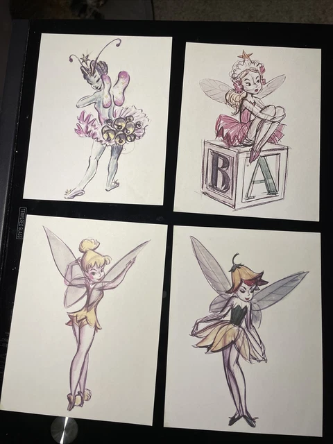WALT DISNEY ANIMATION Art TINKER BELL Concept Art / Model Sheets ...