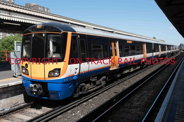 UK RAILWAY PHOTOGRAPH Of Class 378 Emu 378136. Rmemu-280 £1.70 ...