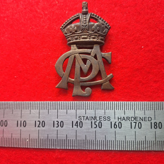 SOUTH AFRICAN COLONIAL Cape Mounted Police Slouch Hat Cap Badge ...