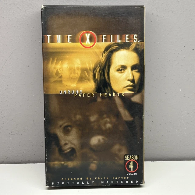 THE X-FILES VHS Digitally Remastered Unruhe Paper Hearts Video Tape 2 ...