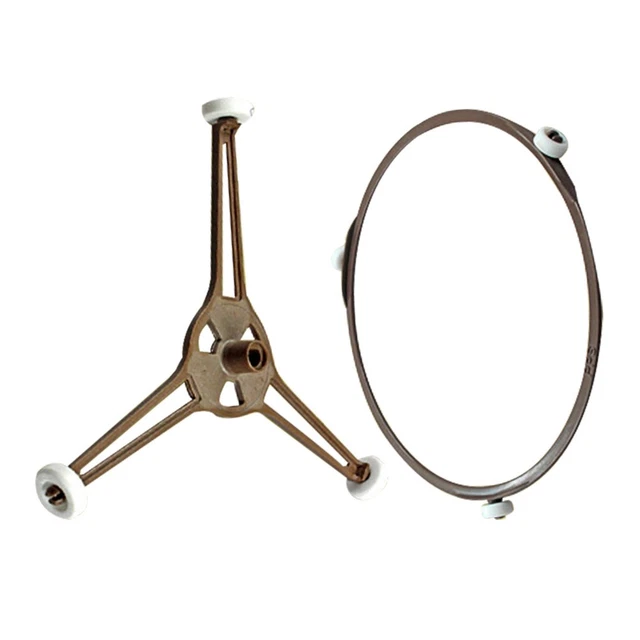 2 PCS MICROWAVE Turntable Bracket Support Roller Ring Oven Accessory ...