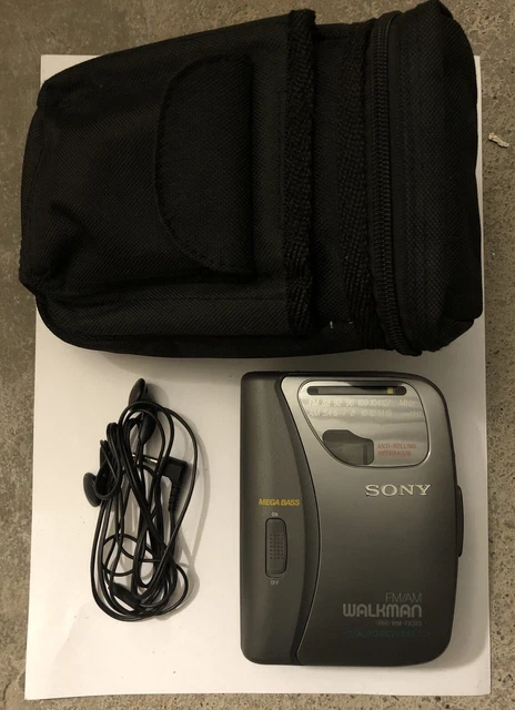 VINTAGE SONY WALKMAN Radio Cassette Player WM-FX353 With FM / AM Radio + Case £25.45 - PicClick UK