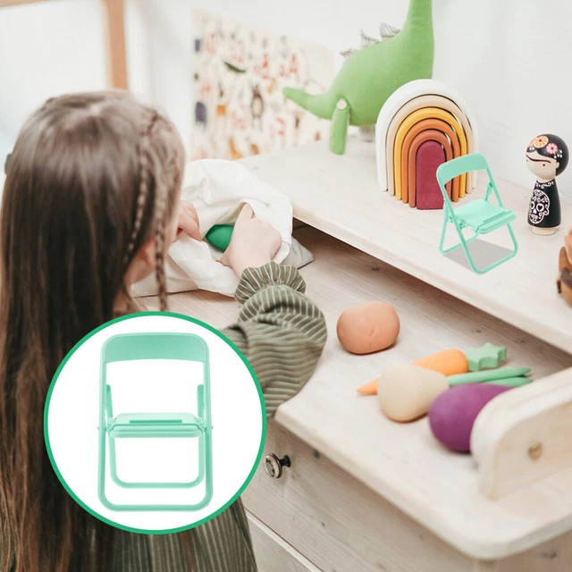 MAISON DE POUPÉE Miniature, chaise pliante, modèle de maison de poupée, Mini EUR 8,18 - PicClick FR