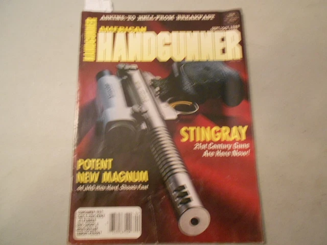 AMERICAN HANDGUNNER MAGAZINE AHG September/October 1989 Ruger V-2000 ...
