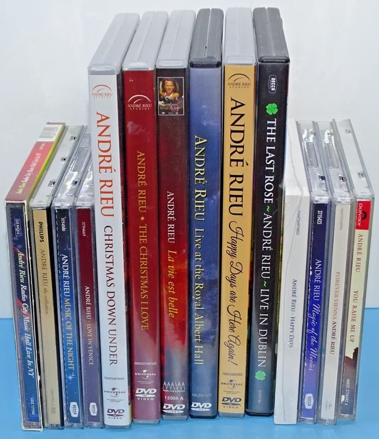ANDRE RIEU 15 x DVD and CD Collection £25.95 - PicClick UK