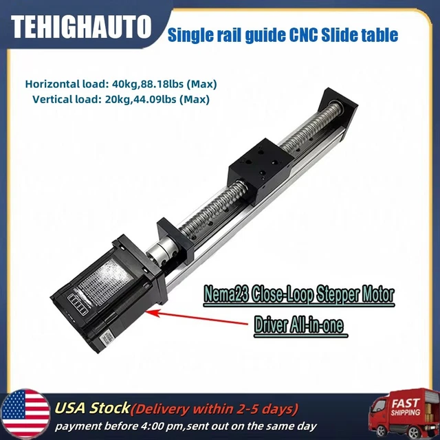 CNC LINEAR GUIDE Rail Slide Table XYZ Axis Stage Ball Screw Actuator ...