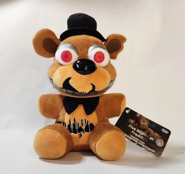 FUNKO FIVE NIGHTS At Freddy's Nightmare Freddy Fazbear Plush FNAF NWT £ ...