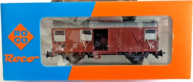 ROCO 4375B HO ged. Güterwagen SNCF Gs 1205568-2 neu OVP EUR 14,99 ...