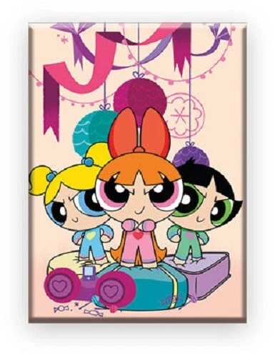 FLAT MAGNET THE Powerpuff Girls Mad Sleepover £3.94 - PicClick UK