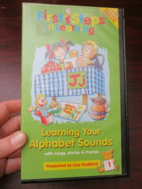 FIRST STEPS IN Learning Alphabet Sounds VHS Video Tape (NEW) £4.99 ...