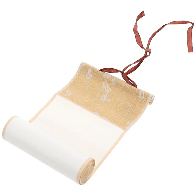 RICE PAPER SCROLL Office Chinese Scrolls Blank Calligraphy Vintage ...