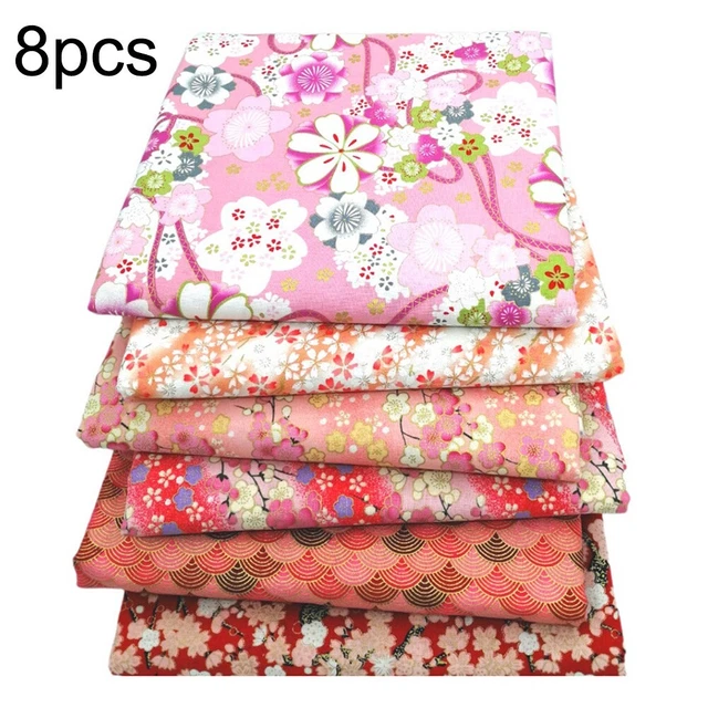 6 PI CES DE tissus de coton de la s rie rouge piss s faits la main pour EUR 9,56 - PicClick FR