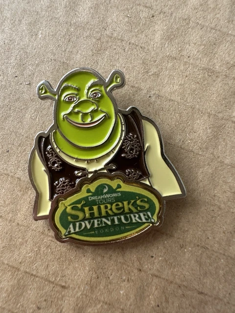 SHREKS ADVENTURE PIN badge Shrek £10.78 - PicClick UK