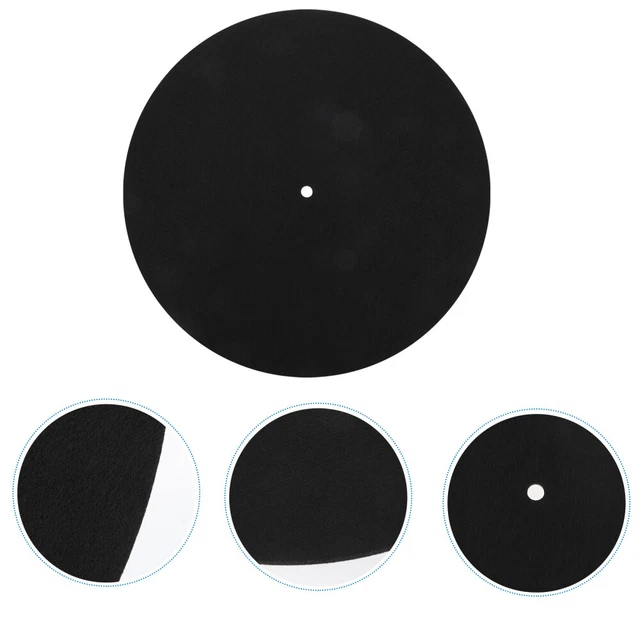 TECHNICS TURNTABLE PLATTER Mat Rubber 12 Inch Felt Record Pad £6.55 ...
