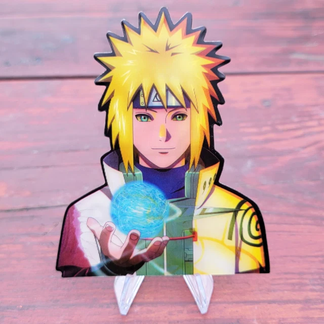 MINATO NAMIKAZE NARUTO Shippuden 3D Lenticular Motion Car Sticker Decal ...