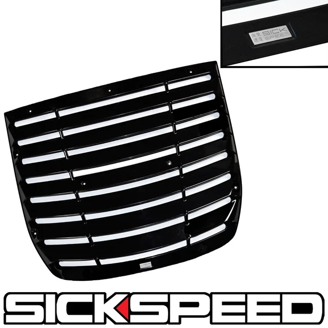 REAR WINDOW LOUVER Kit Sun Shade Vent Over Shade Spoiler Lip 370Z ...