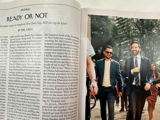 THE NEW YORKER Magazine October 20 2025 Dog Cover Mamdani War On ...