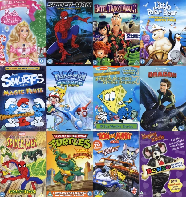DVD CHILDREN CARTOONS & Films Build Your Own Bundle From 99p MAX £3.50 ...