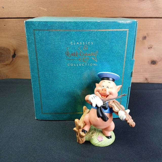 VINTAGE WALT DISNEY Classics Collection Three Little Pigs Fiddler Pig ...