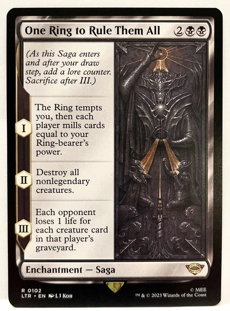 ONE RING TO Rule Them All- Universes Beyond-LTR-Tales Of The Middle ...