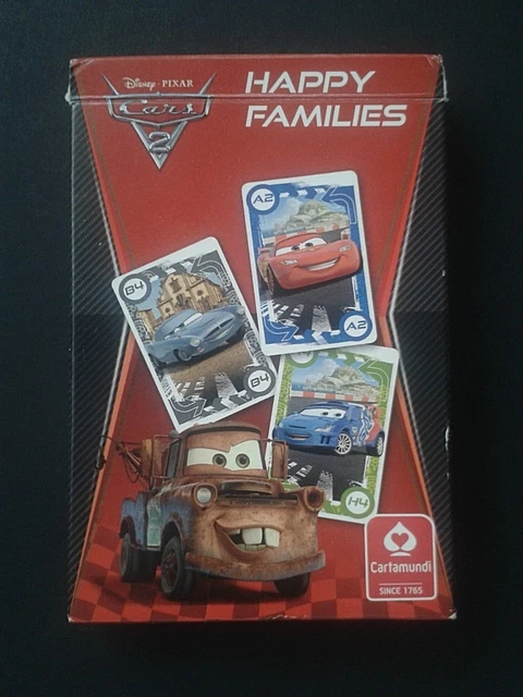 DISNEY PIXAR CARS 2 Happy Families Disney Cars 2 Cards Game Cars 2 £9. ...