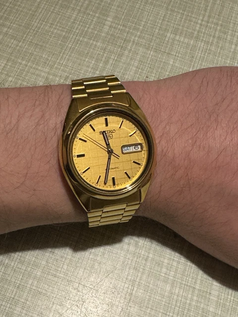 SEIKO 5 FIVE Herren-Armbanduhr Automatik SNXL72K Datumsanzeige ...