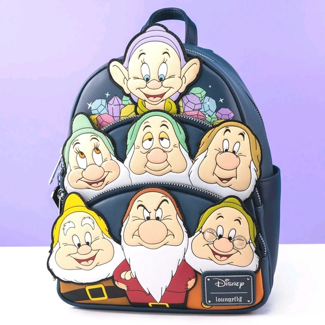 LOUNGEFLY DISNEY SNOW White And The Seven Dwarfs Mini Backpack Limited ...