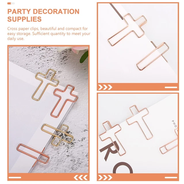 10 PCS DOCUMENT Clips Paper Clamps Nursery Room Decoration Metal $15.89 ...