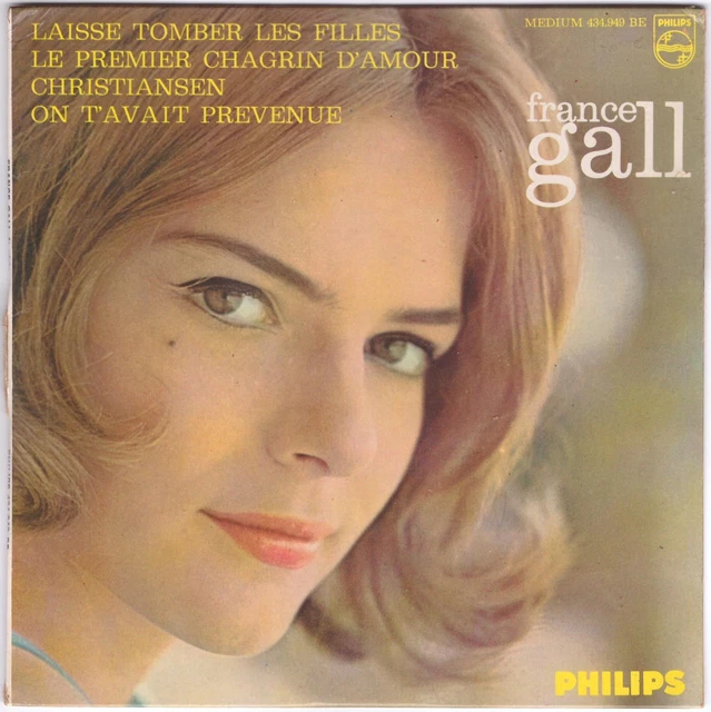 FRANCE GALL LAISSE Tomber Les Filles 1964 French Yéyé Girl EP 45T 1ère ...