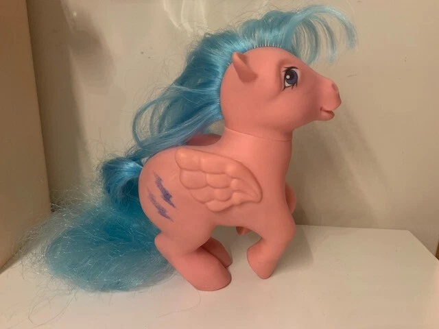 VINTAGE 1983 MY Little Pony G1 Pegasus Firefly Hasbro MLP Pink ...