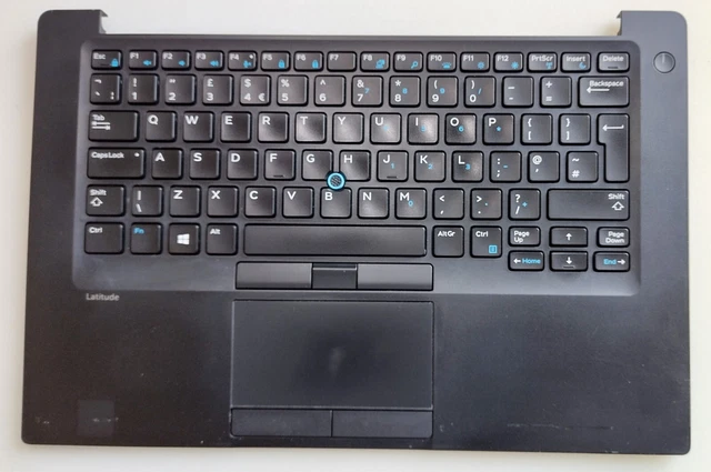 DELL LATITUDE 7480 Palmrest - Touchpad - Backlit UK Keyboard 047G5F ...