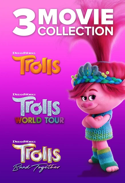 TROLLS 3-MOVIE COLLECTION (DVD) (DVD) Anna Kendrick £19.35 - PicClick UK