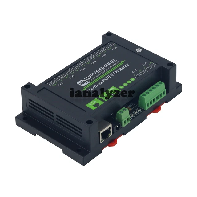 8-CH ETHERNET RELAY Module Modbus POE ETH Relay for Industrial ...