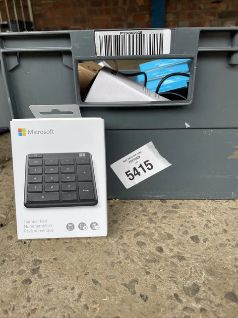 MICROSOFT NUMBER PAD numeric keypad Universal Bluetooth Black 23 O ...