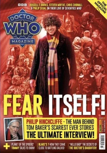 BBC DOCTOR WHO Magazine #610 December 2024 “Fear Itself” Tom Baker ...