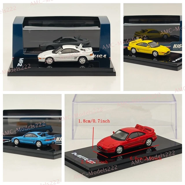 1/64 HOBBY JAPAN Toyota MR2 (SW20)GT-S 1991 Diecast Model Car Limited ...