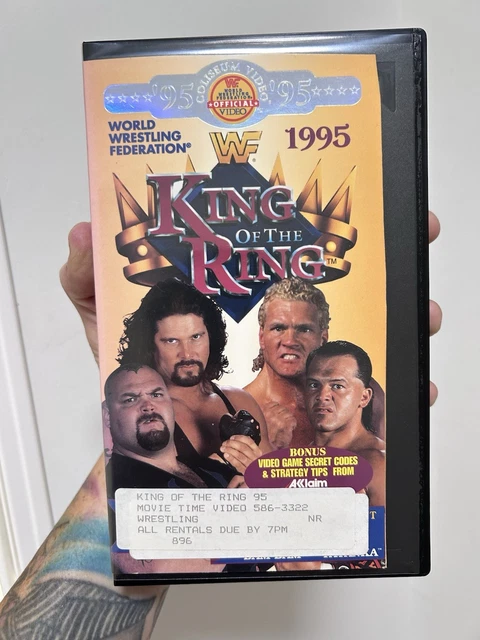 WWF KING OF The Ring 1995 VHS Tape Coliseum Video Tested WWE Rare HTF ...