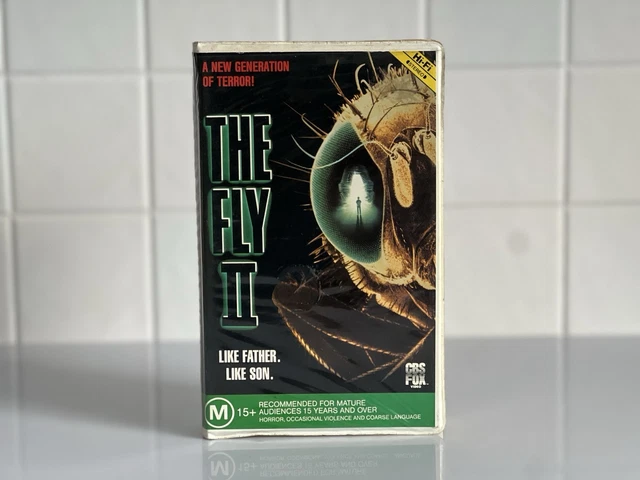 THE FLY II (1989) VHS Horror Scifi CBS Fox Clamshell Eric Stoltz $30.00 ...
