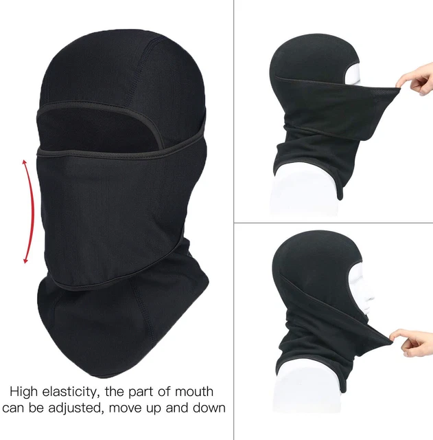 BALACLAVA SKI MASK Full Head Face Cover Winter Windproof Fleece Neck ...