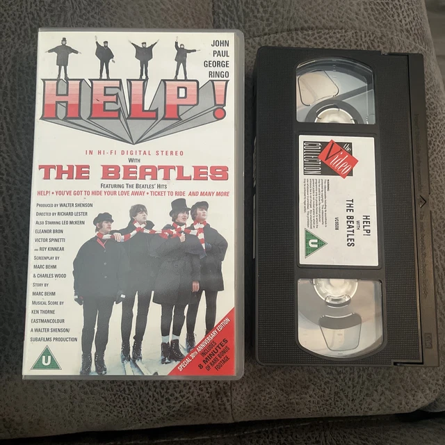 THE BEATLES ‘HELP’ VHS Cassette £5.00 - PicClick UK