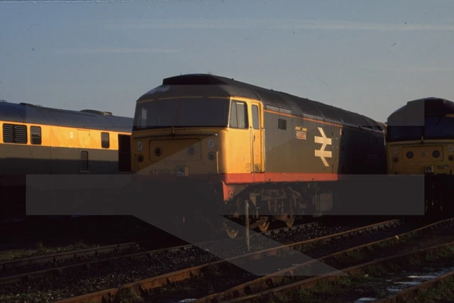 ORIGINAL 35MM SLIDE - Class 47/3 'Red Stripe' 47302 - Warrington - 1992 ...