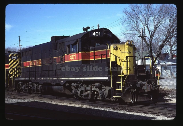 Diapositive Originale Iais Iowa Interstate 401 Gp10 Ex Ic Blue Island