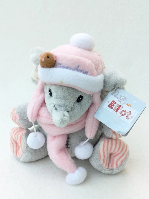 ELLIOT & BUTTONS Elephant Soft Toy Grandaughter Plush Cuddly Stuffed ...
